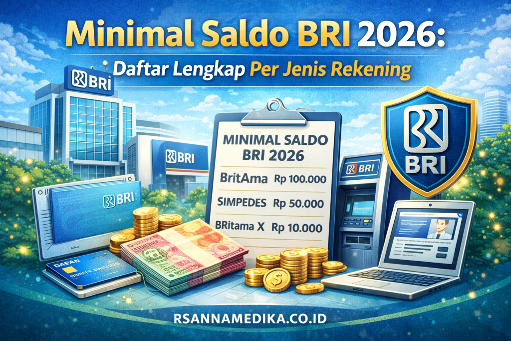 Minimal Saldo BRI 2026: Daftar Lengkap Per Jenis Rekening