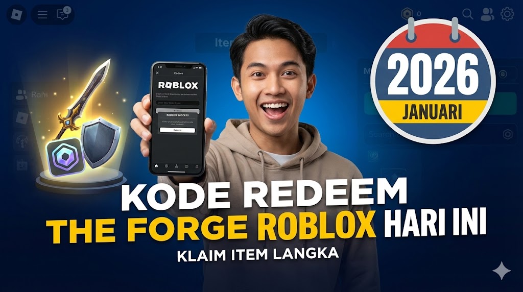Kode Redeem The Forge Roblox Hari Ini yang Masih Aktif, Klaim Item Langka