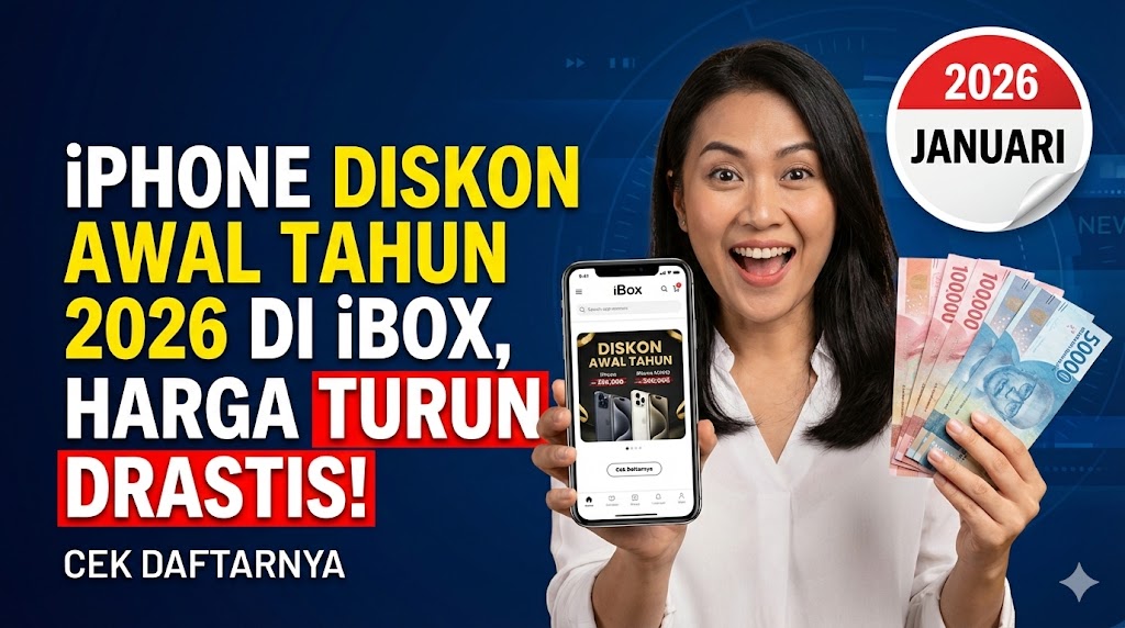 iPhone Diskon Awal Tahun 2026 di iBox, Harga Turun Drastis! Cek Daftarnya