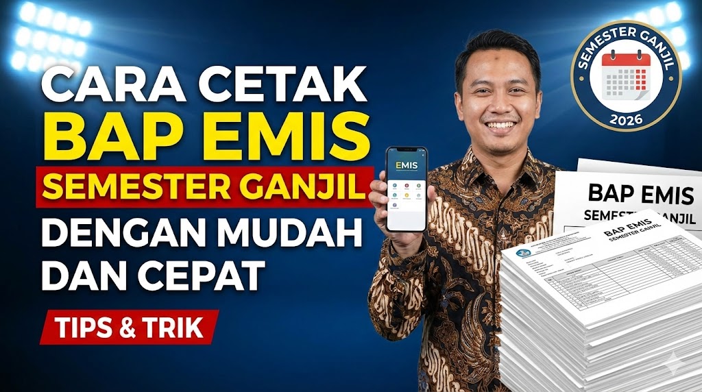 Cara Cetak BAP EMIS Semester Ganjil dengan Mudah dan Cepat