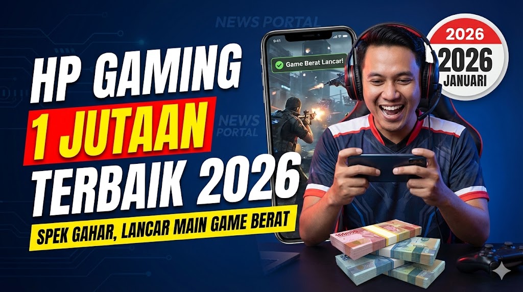 HP Gaming 1 Jutaan Terbaik 2026, Spek Gahar, Lancar Main Game Berat