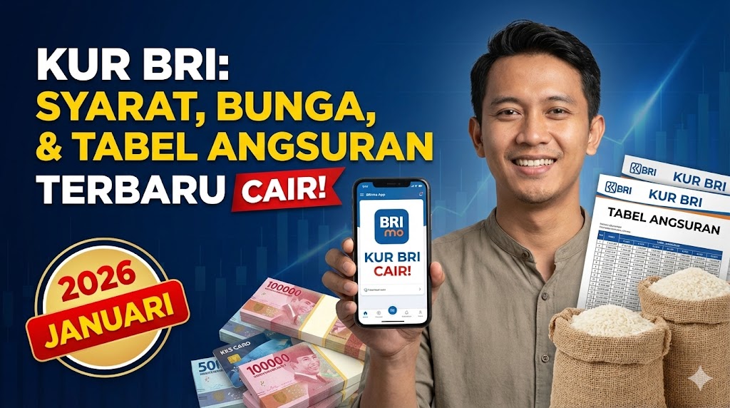 KUR BRI: Syarat, Bunga, dan Tabel Angsuran Terbaru