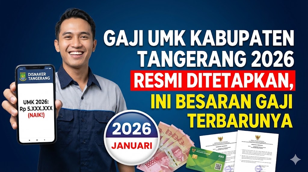 Gaji UMK Kabupaten Tangerang 2026 Resmi Ditetapkan, Ini Besaran Gaji ...