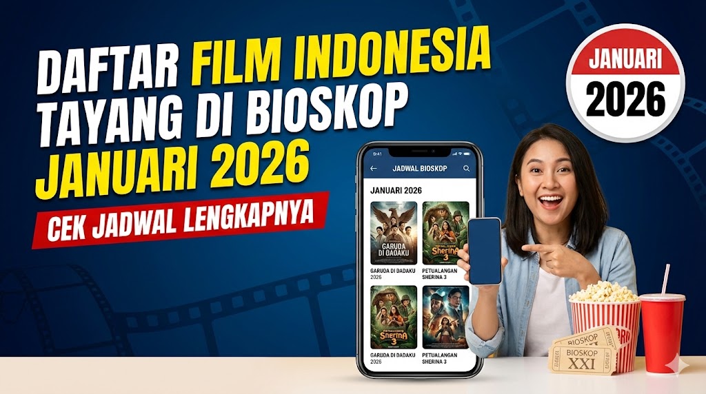 Daftar Film Indonesia Tayang di Bioskop Januari 2026, Cek Jadwal Lengkapnya