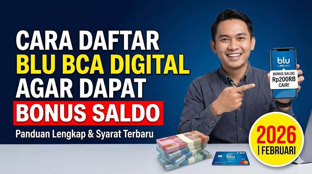 Cara Daftar Blu BCA Digital Agar Dapat Bonus Saldo 2026