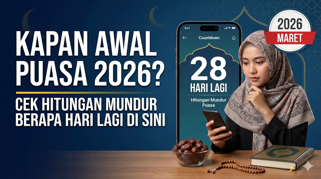 Kapan Awal Puasa 2026? Cek Hitungan Mundur Berapa Hari Lagi di Sini