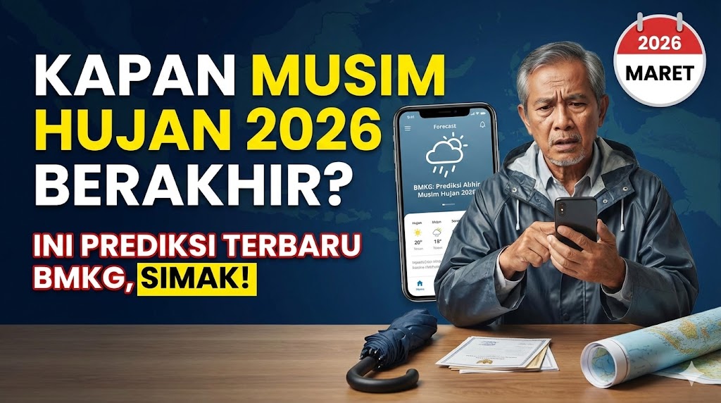 Kapan Musim Hujan 2026 Berakhir? Ini Prediksi Terbaru BMKG