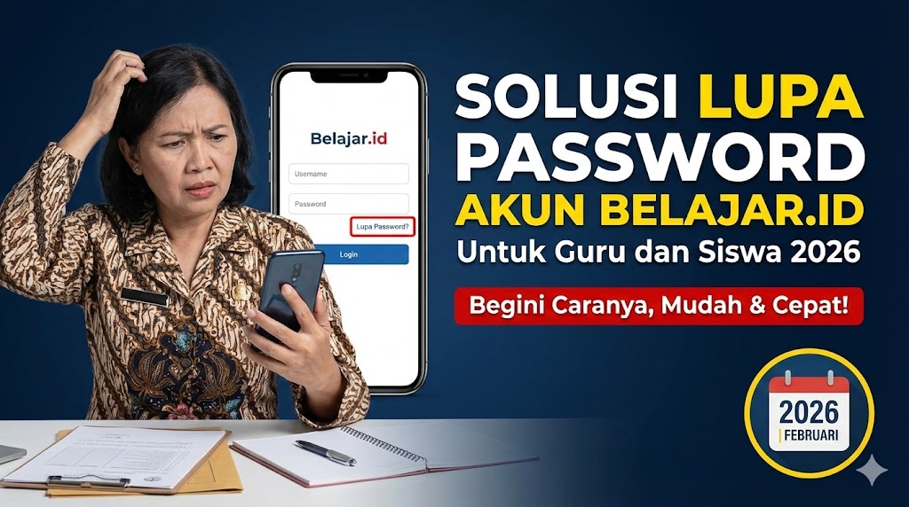 Solusi Lupa Password Akun Belajar.id untuk Guru dan Siswa 2026