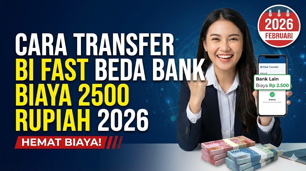 Cara Transfer BI Fast Beda Bank Biaya 2500 Rupiah 2026