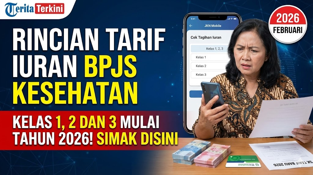 Rincian Tarif Iuran BPJS Kesehatan Kelas 1, 2 dan 3 Mulai Tahun 2026